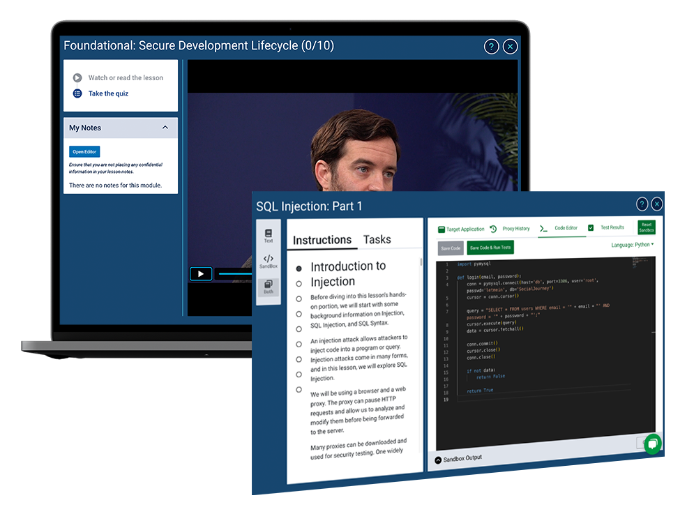 Security Journey - Try Our Training